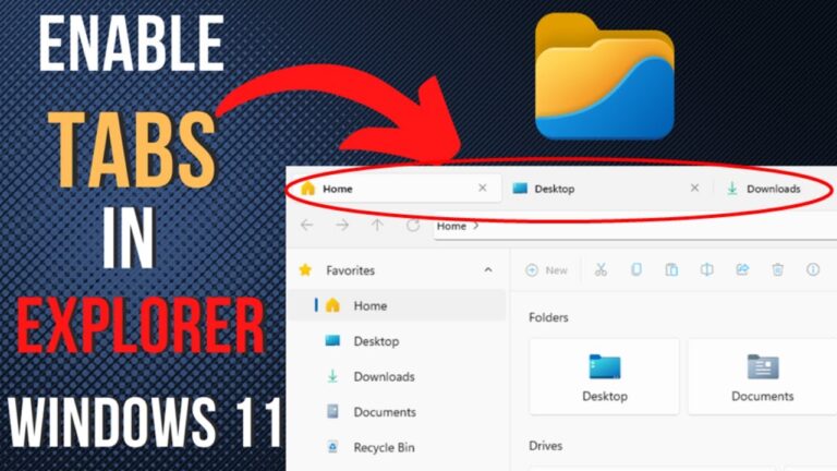 How to Enable Tabs in Windows File Explorer – Gadgets Gig